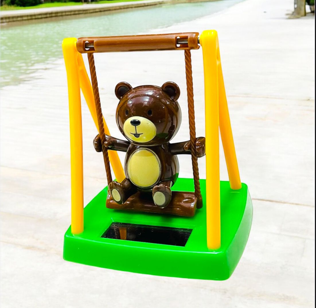 Happyclick Teddy Bear Solar Car Dashboard Showpiece – HappyClick
